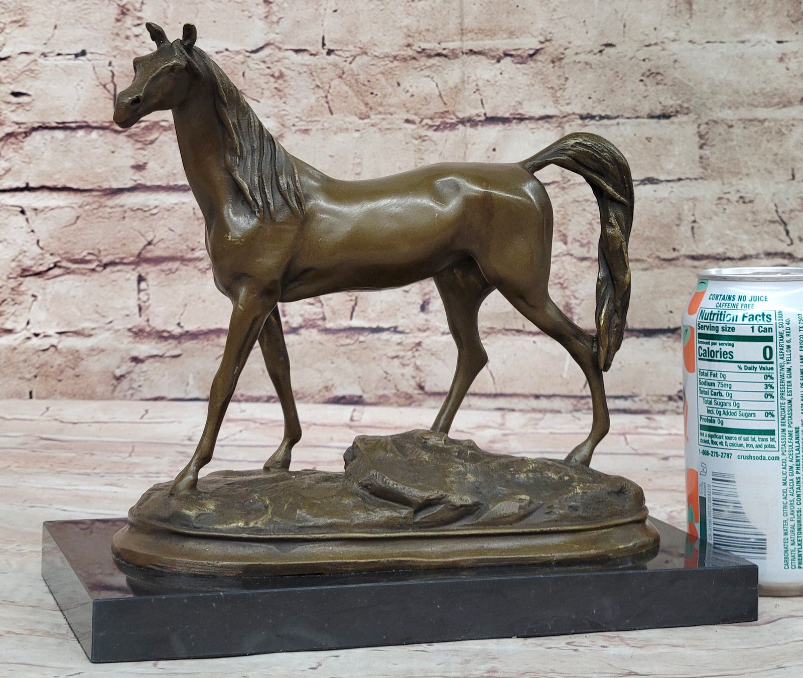 Bronze Horse Sculpture – Elegant Standing Equestrian Art Statue – Bronzhaus