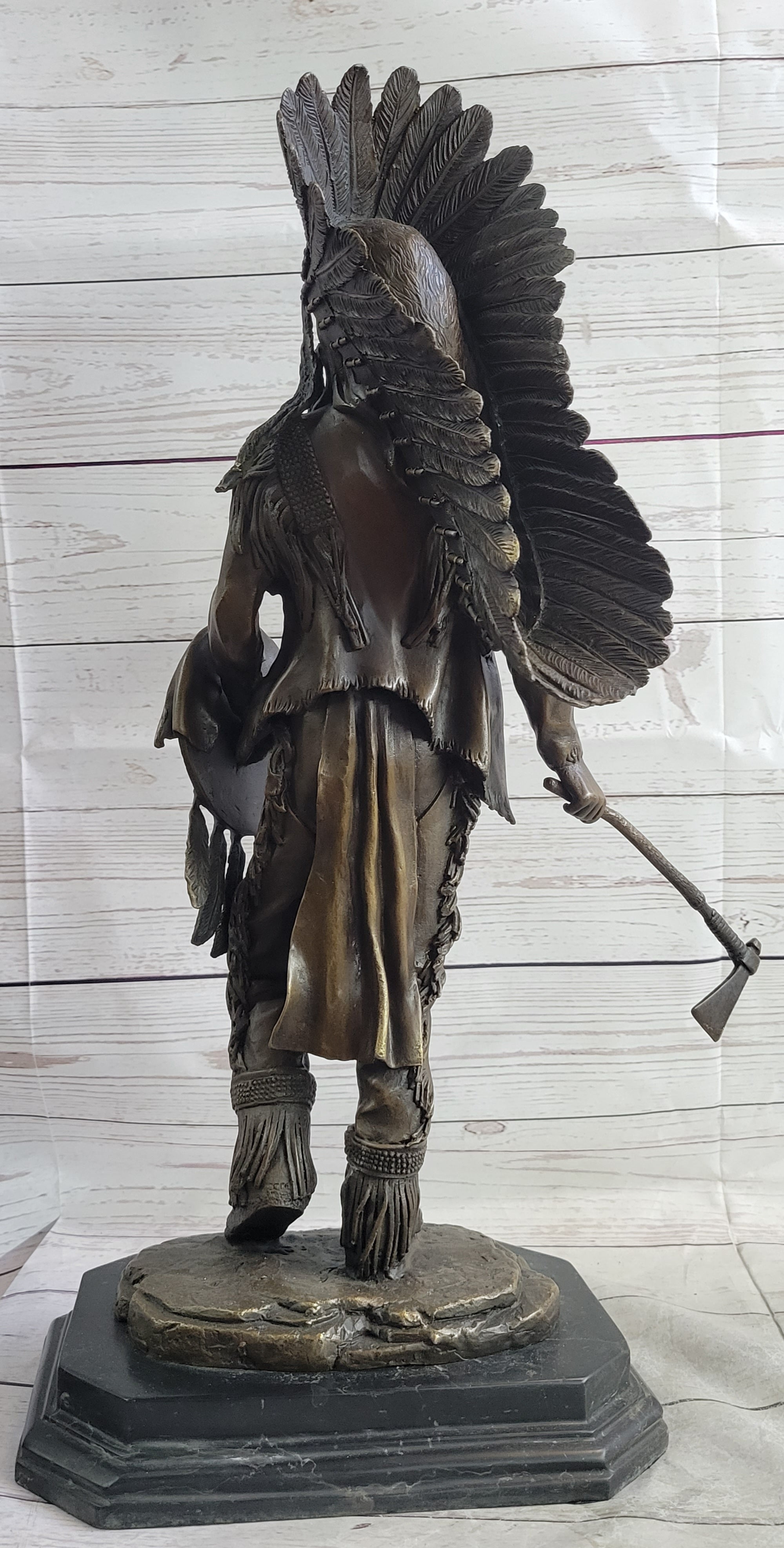 Appeal to the Great Spirit Sioux Chief Indian Bronze Statue by Mario ...