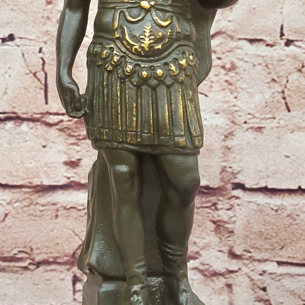 Bronze Roman Emperor Sculpture on Marble Base by Aldo Vitaleh – Bronzhaus