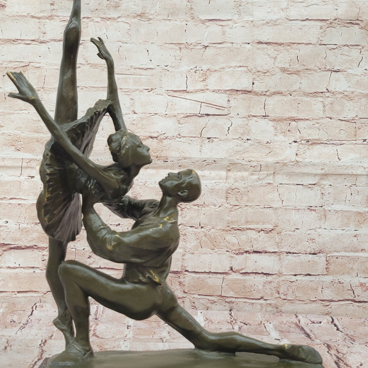 Bronze Ballet Dancers Statue - Elegant Dance Sculpture Decor by Vitale ...