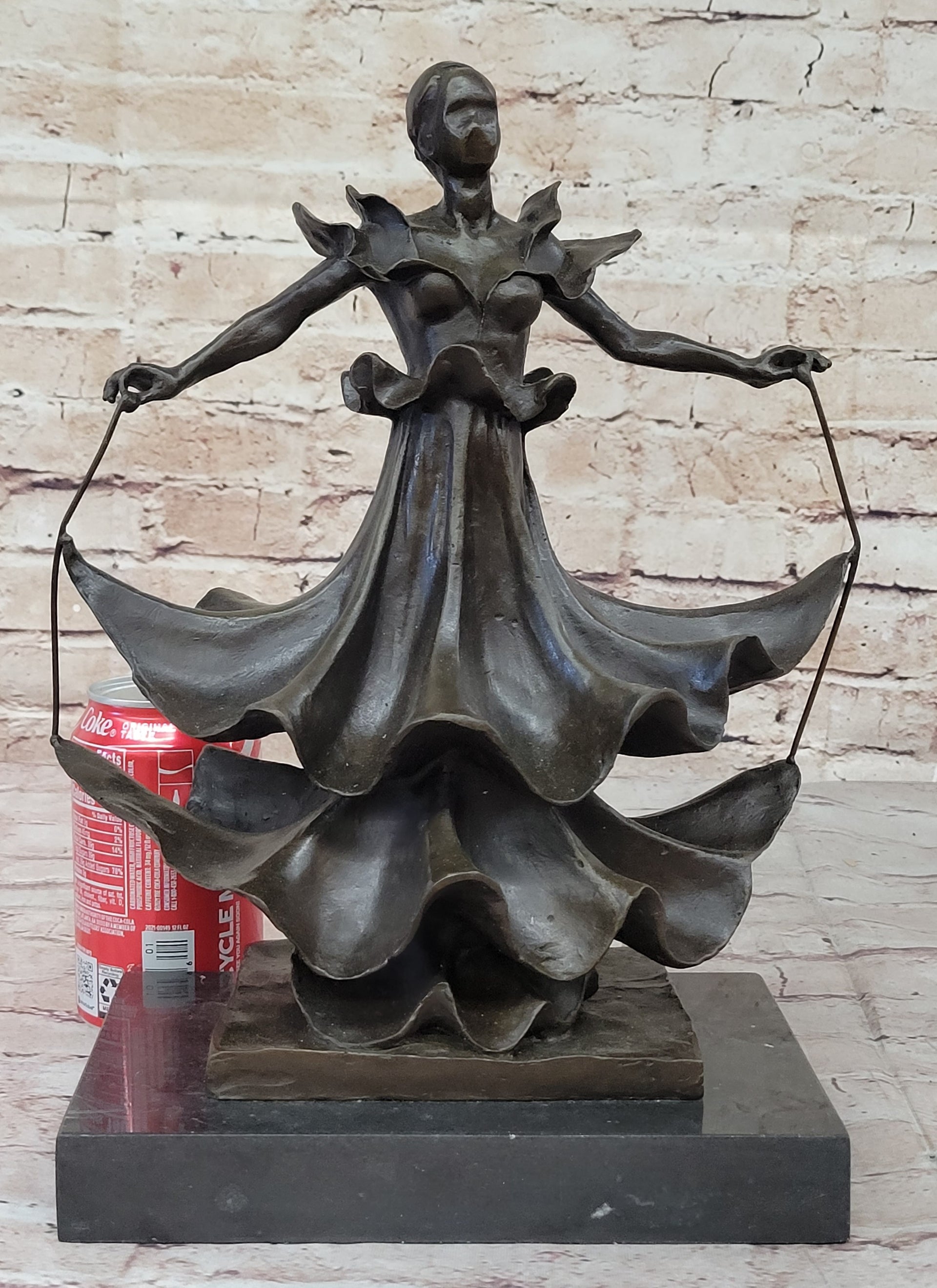 Collectible Rare Dali Dalinian Dancer Museum Quality Bronze Sculpture ...