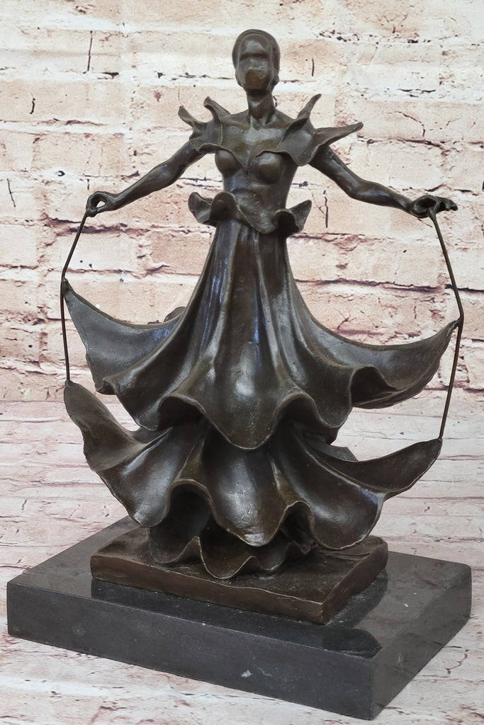 Collectible Rare Dali Dalinian Dancer Museum Quality Bronze Sculpture ...