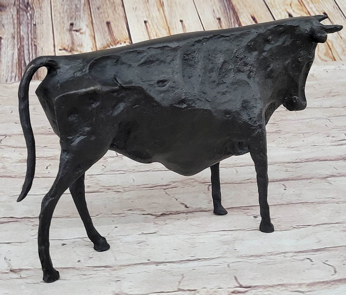 MODERN ART PICASSO BRONZE BULL STATUE CUBIST FIGURE SCULPTURE EL TORO ...