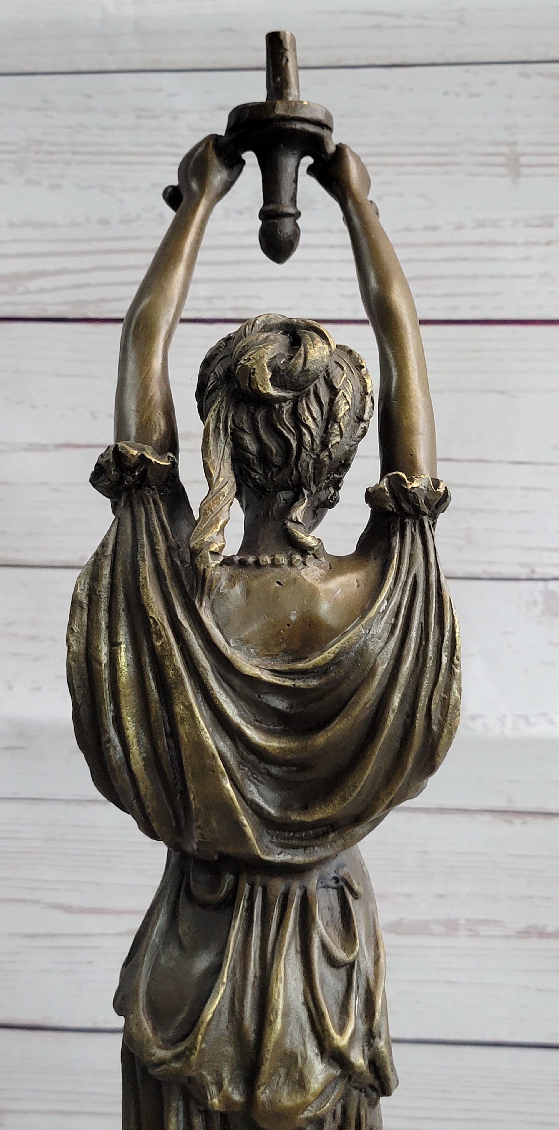 Hot Cast Bronze Sculpture Statue of Ancient Greek Temple Priestess ...