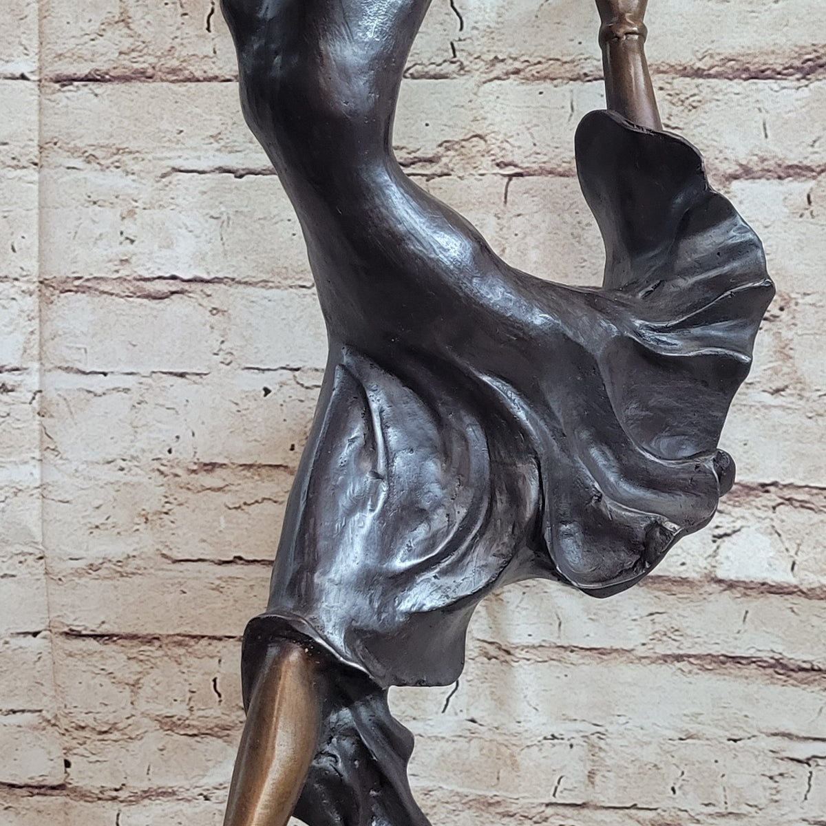 Leaping Female Dancer Girl Bronze Statue Sculpture Original Signed Art ...