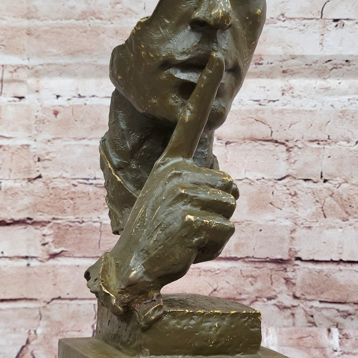 Abstract "Silence" Bronze Sculpture – Dali Modern Art Decor – Bronzhaus