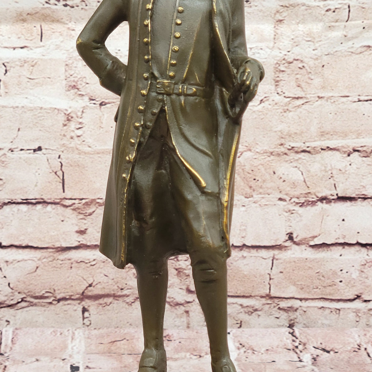 Colonial Gentleman Bronze Sculpture – Historical American Figurine ...