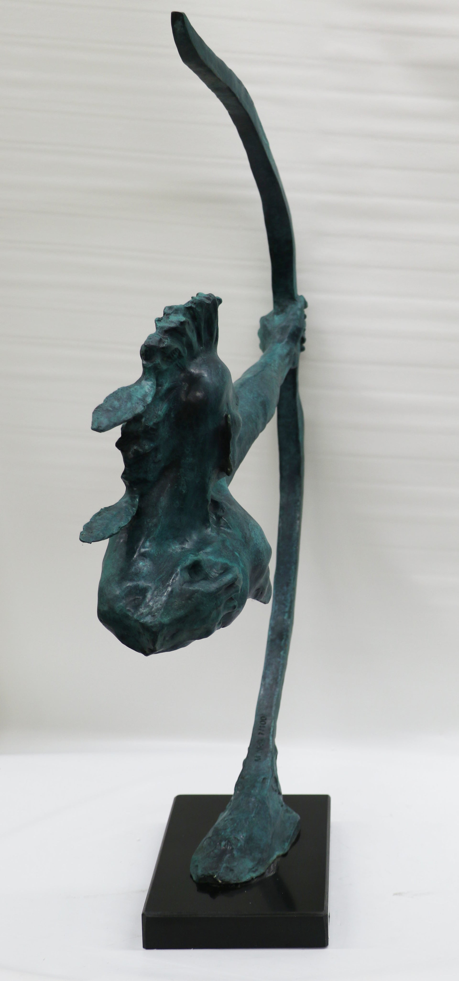 Signed Original Limited Edition Mario Nick Indian Archer Bronze Sculpt ...