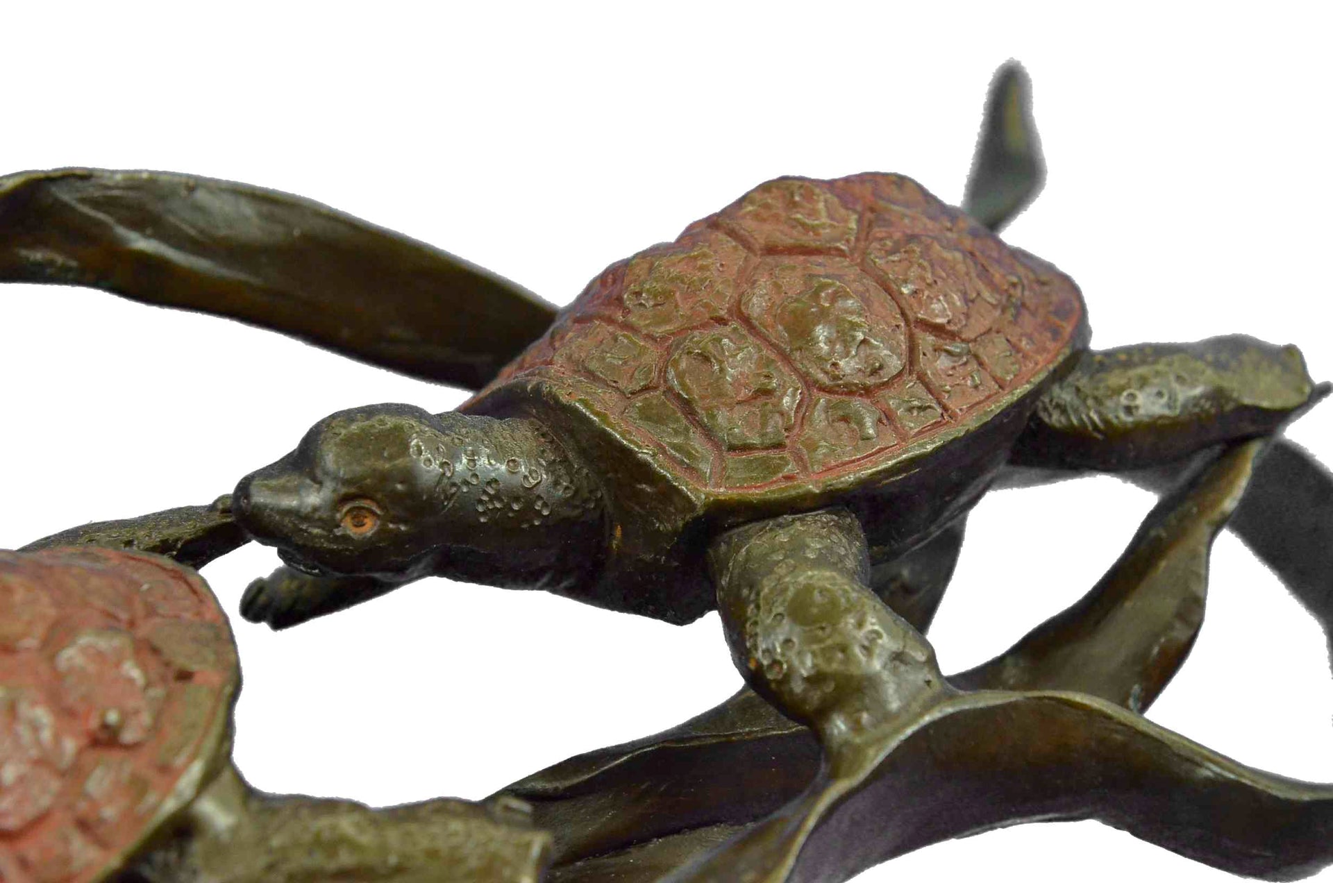 Signed Ferdinand Pautrot Sea Turtles Bronze Marble Base Sculpture Hot ...