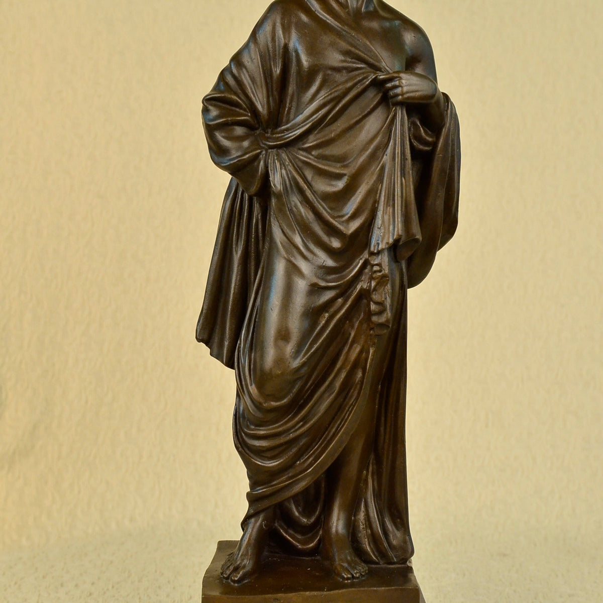 Decarlo Royal European Man 100% Solid Bronze Art Deco Sculpture Statue ...