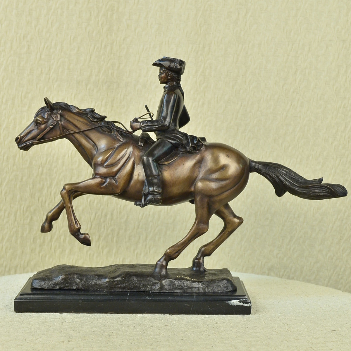 Bronze Marble Statue Soldier Warrior Military Hero Art Deco Marble Scu ...