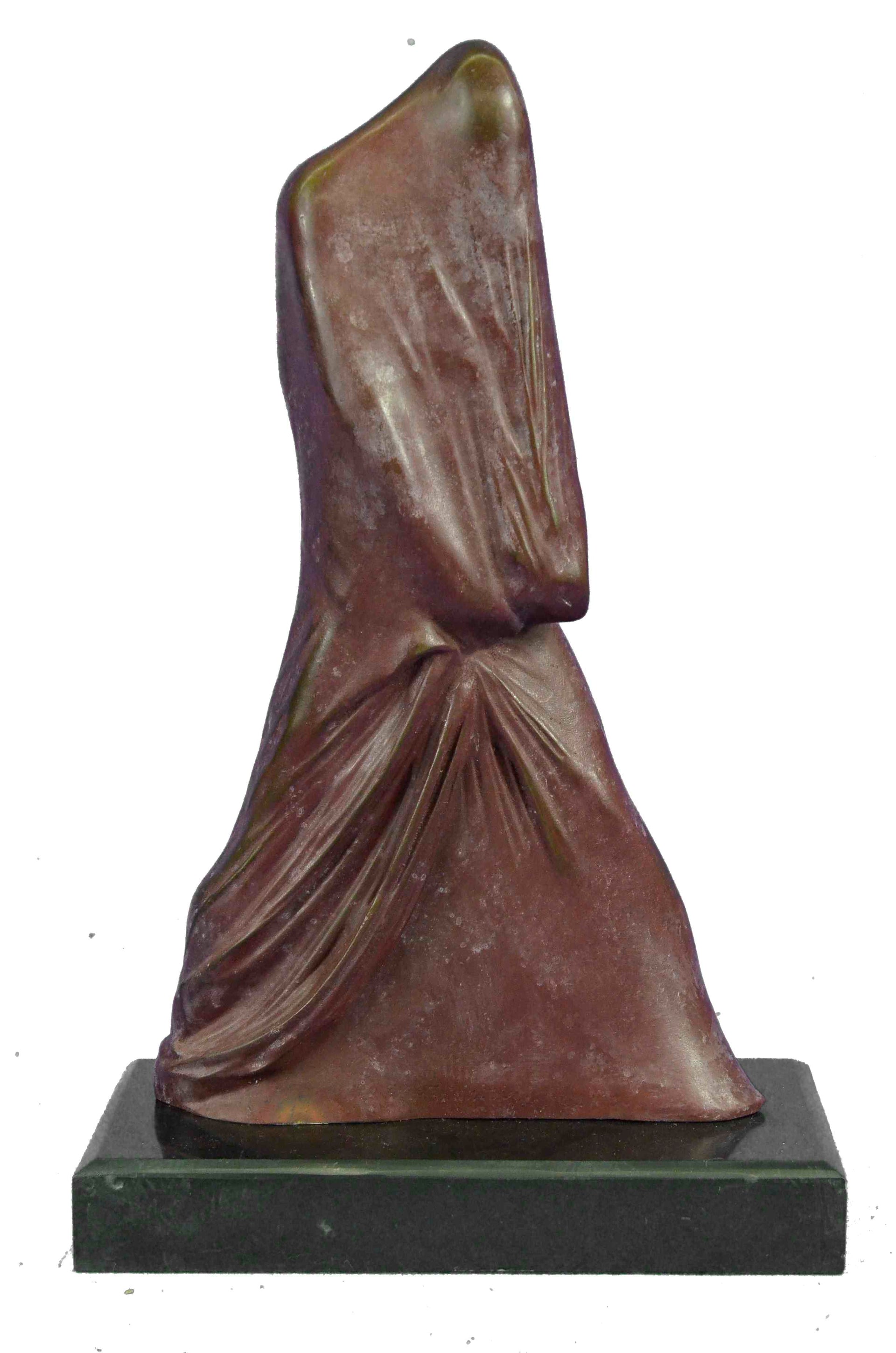 Limited Edition Abstract Modern Art Female in Shape of a Rock Bronze ...