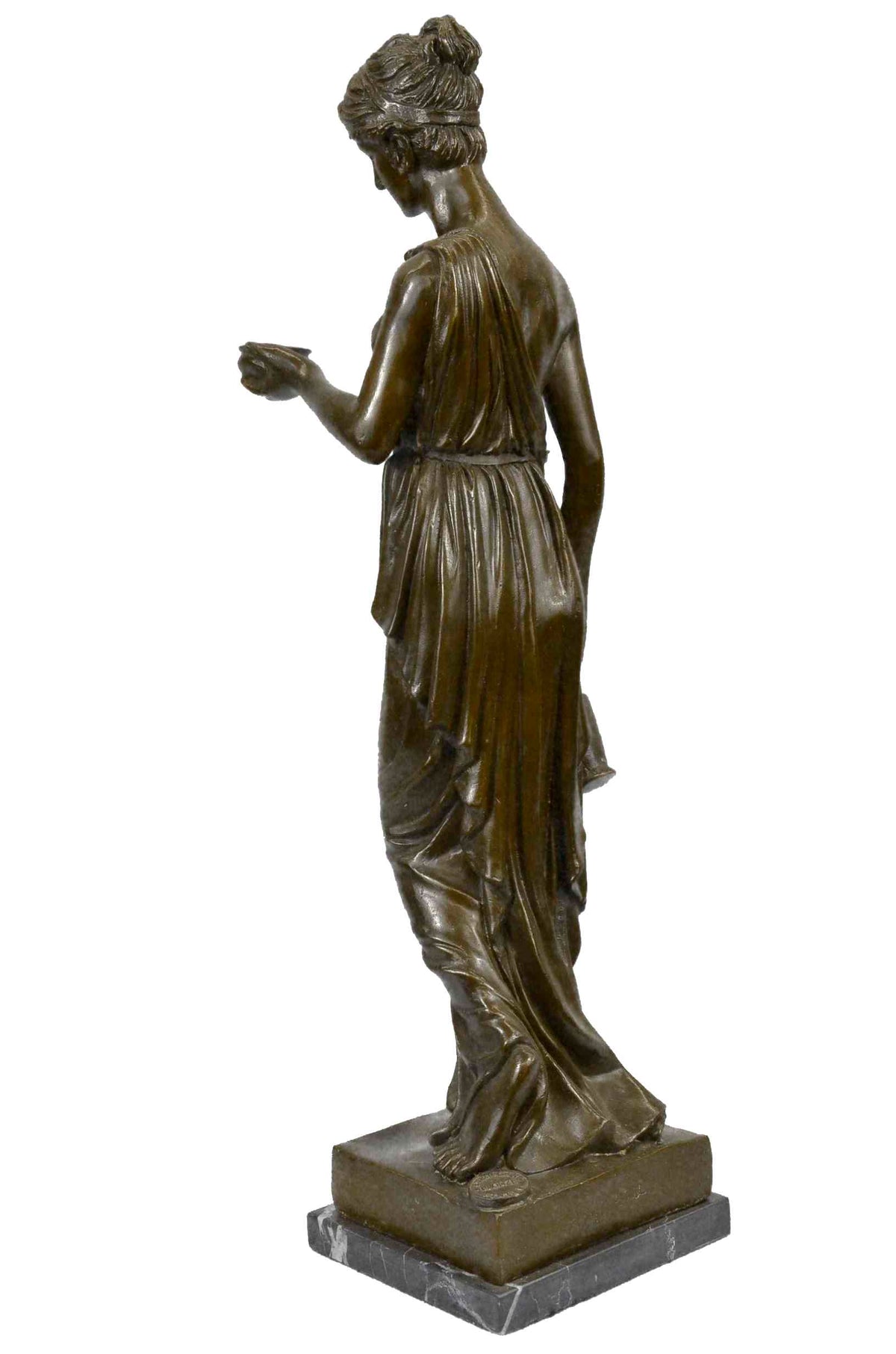 ART NOUVEAU BEAUTY FIGURAL LADY METAL BUST STATUE VICTORIAN WOMAN BRON ...