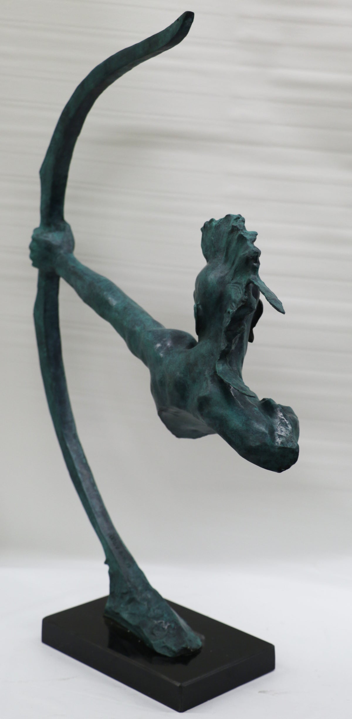Signed Original Limited Edition Mario Nick Indian Archer Bronze Sculpt ...