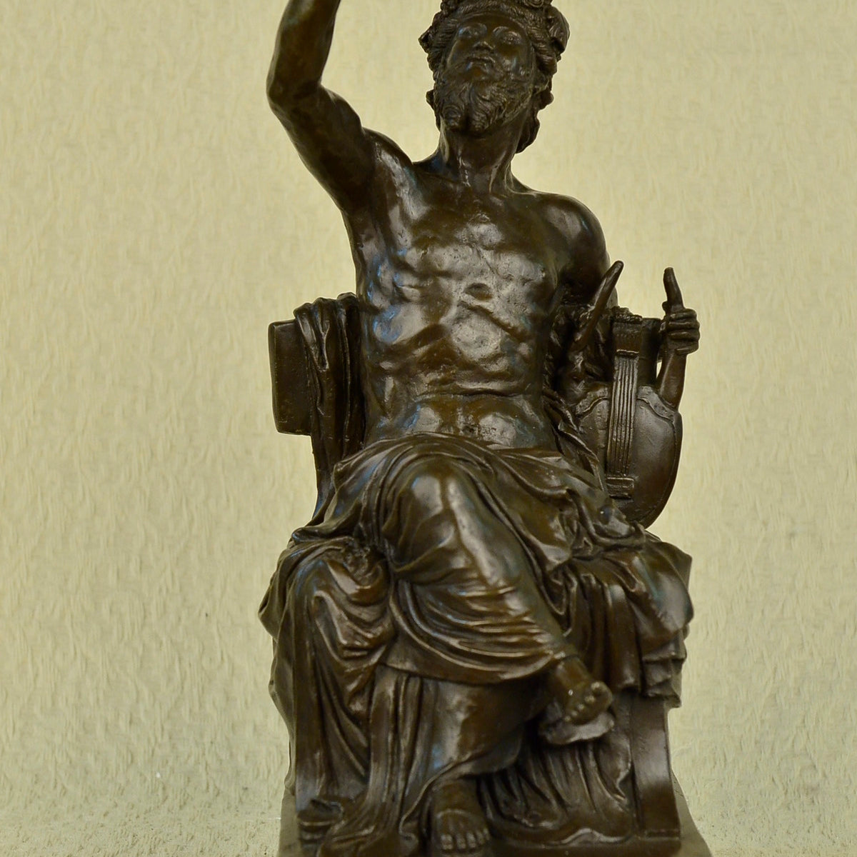 CLEARANCE SALE ROMAN GOD OF THE MUSIC BRONZE STATUE FIGURINE FIGURE ...