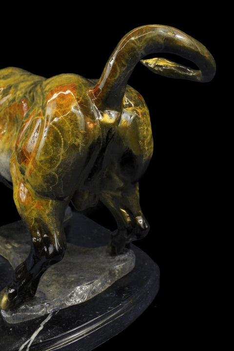 Hot Cast LTD Edition Stock Market Bull Bronze Sculpture Figurine Figure ...