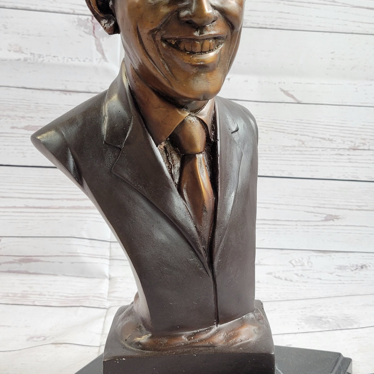 Barack Hussein Obama President of the United States Bronze Metal Bust ...