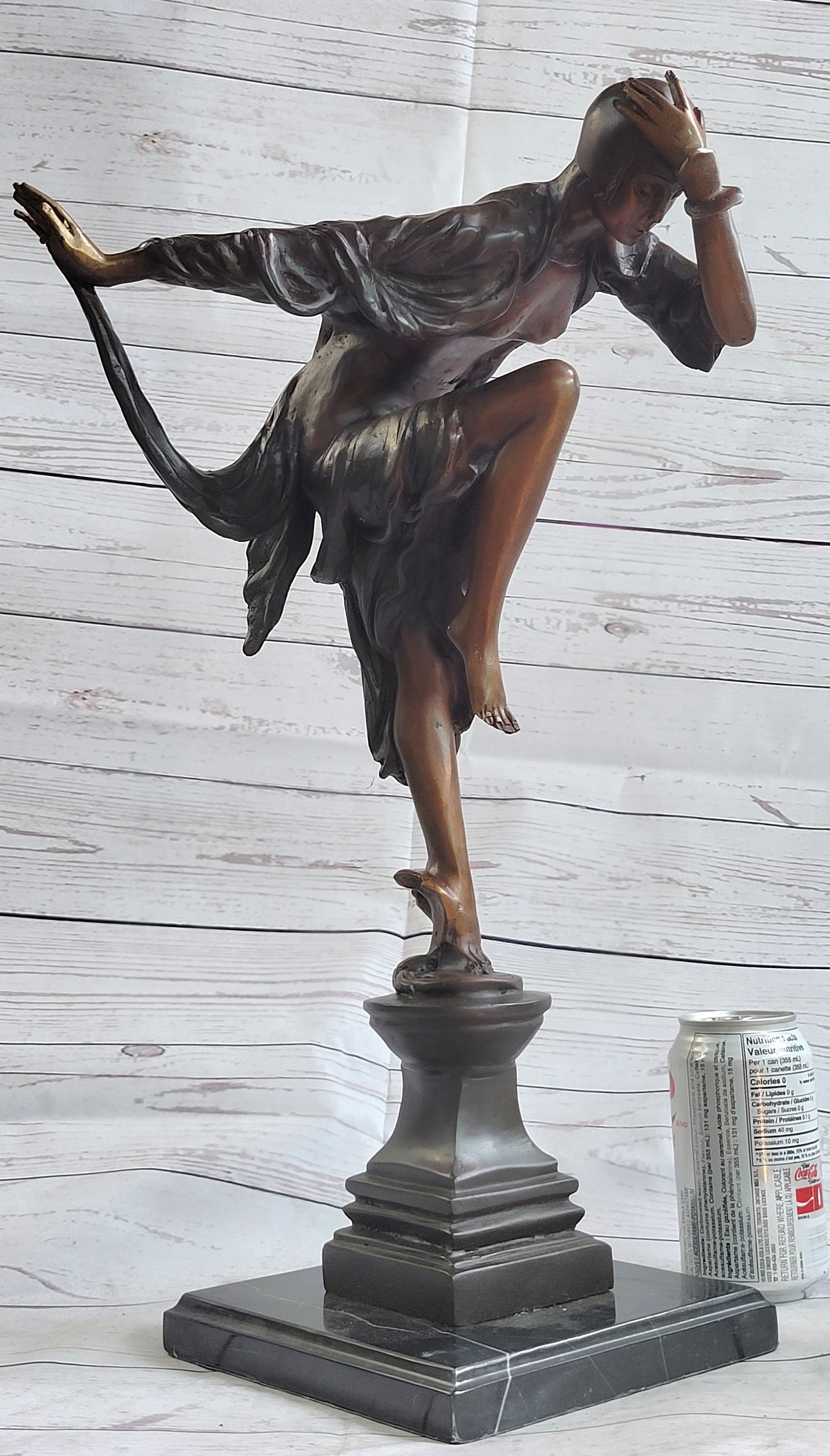 Ankara Snake Dancer Art Deco Bronze Sculpture Statue Colinet Chiparus ...