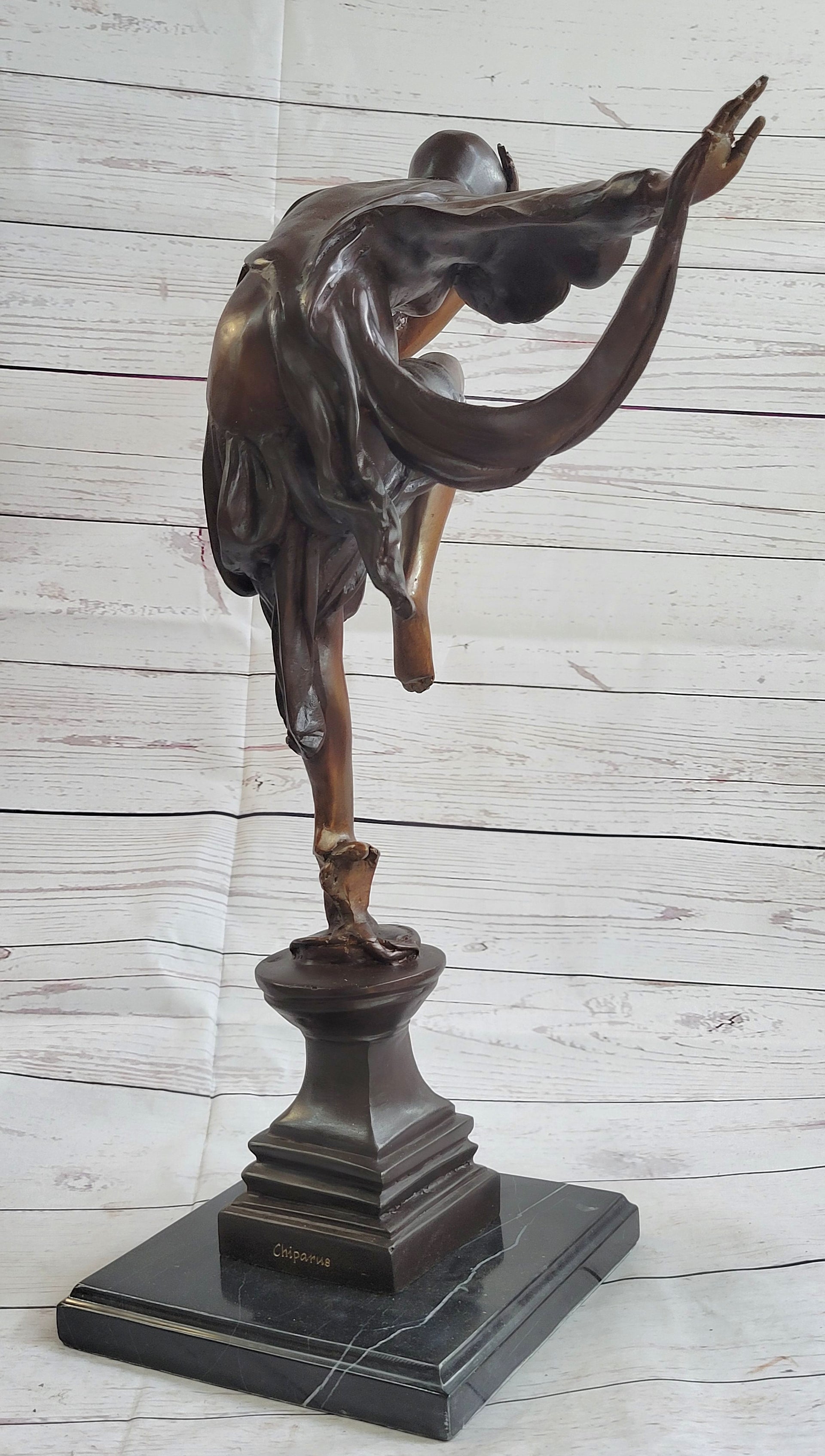 Ankara Snake Dancer Art Deco Bronze Sculpture Statue Colinet Chiparus ...