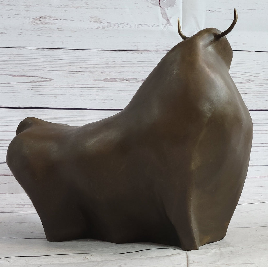 Modern Art Abstract Bull Bronze Figurine BOTERO Statue Sculpture Figur ...