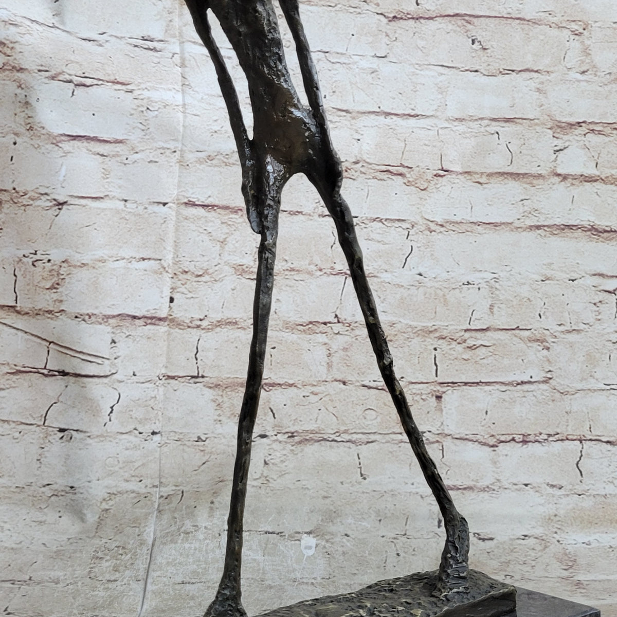 WALKING MAN after Giacometti Bronze Statue Sculpture Modern Art 18" x ...