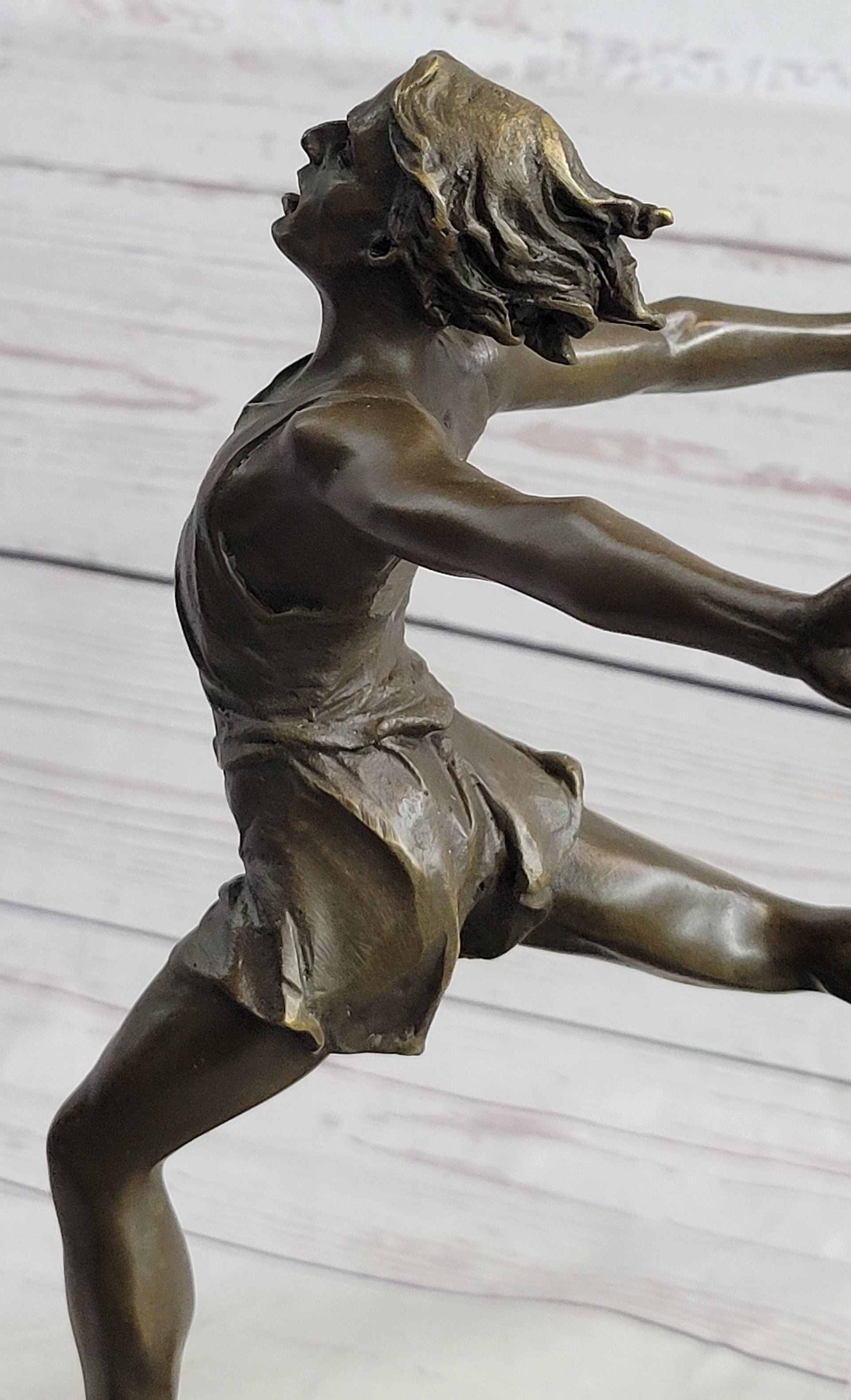 Track Runner Sprinter Race Bronze Metal Sculpture Statue Trophy Figure ...