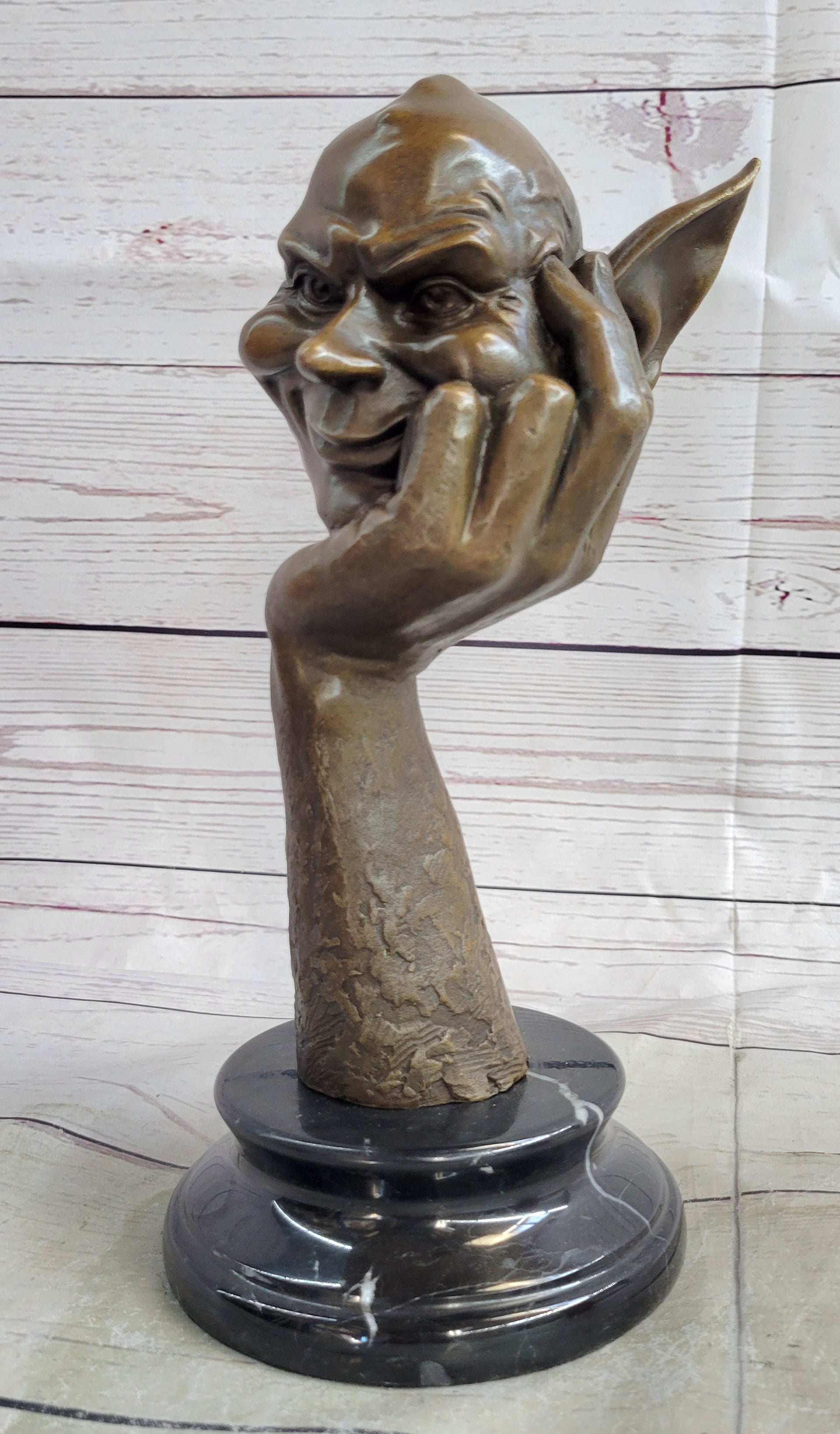 Dobby Harry Potter Goblin Bronze Metal Sculpture Statue Collectible Ar ...
