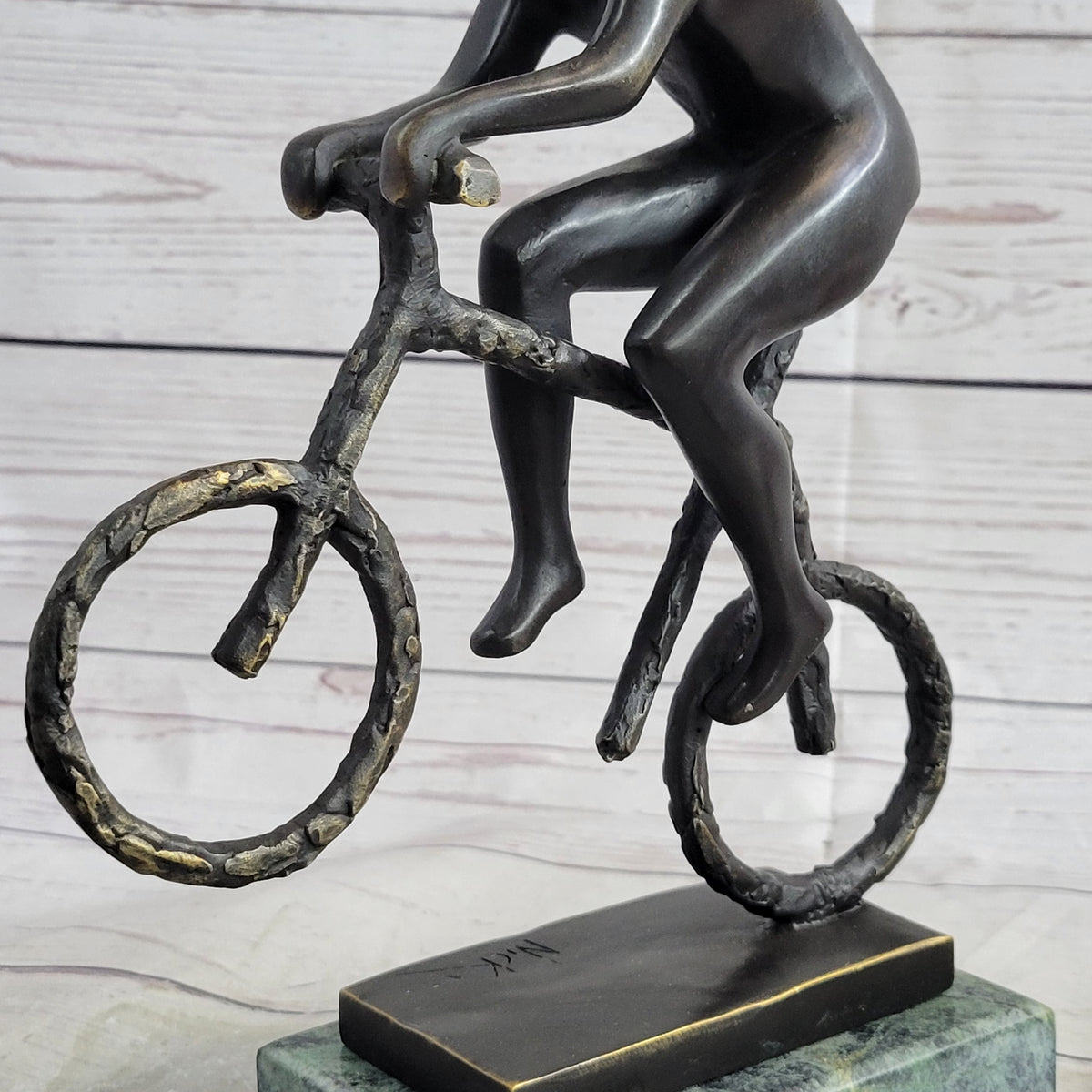 Tour De France Bicycle Cyclist Athlete Bronze Statue Sculpture Trophy ...