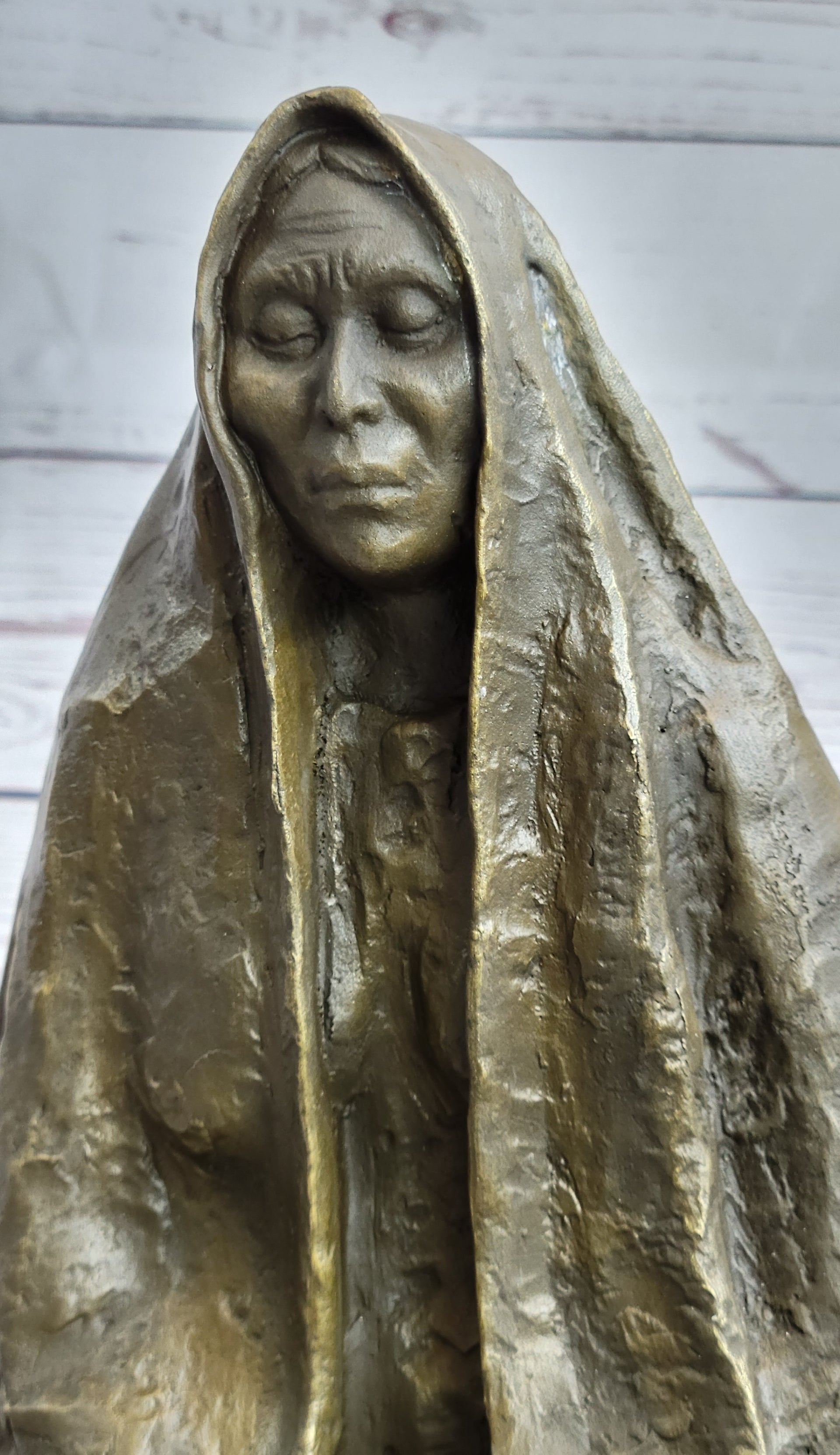 Native American Art Indian Chief Southwerstern Bronze Bust Sculpture ...