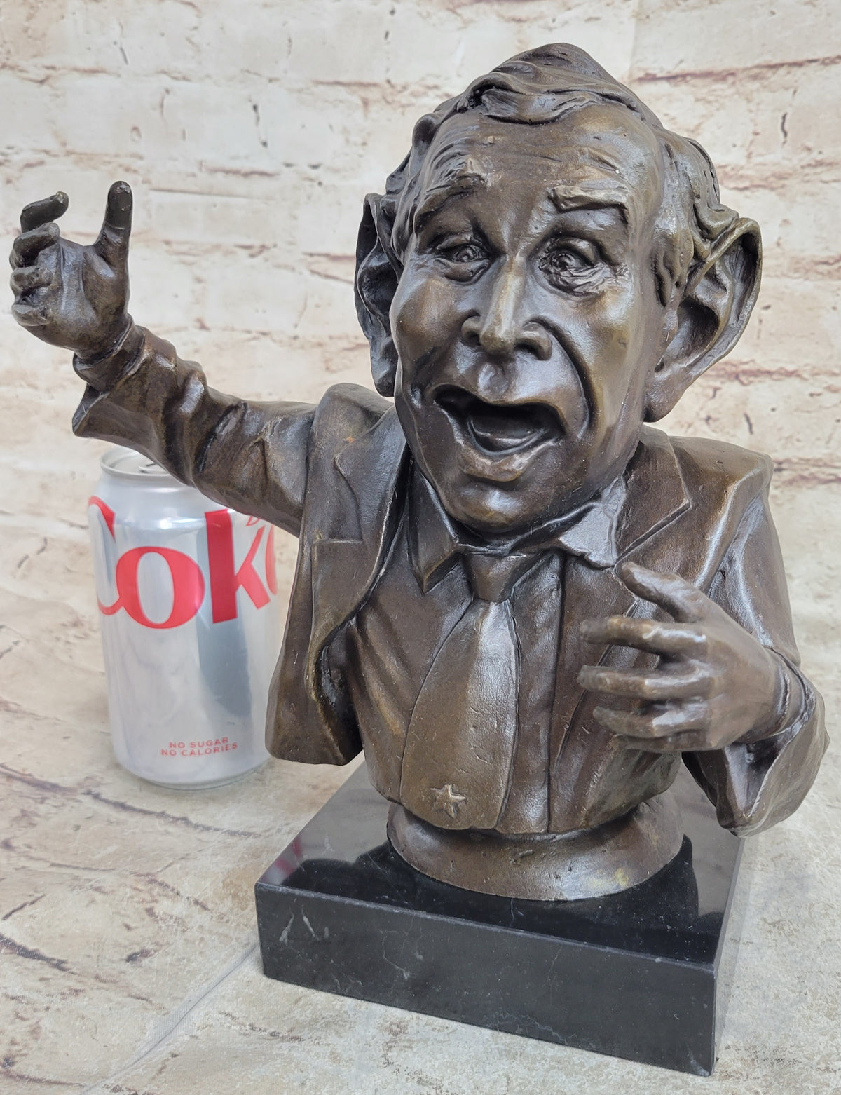 Limited Edition Numbered Original Bronze President George Bush Figure ...