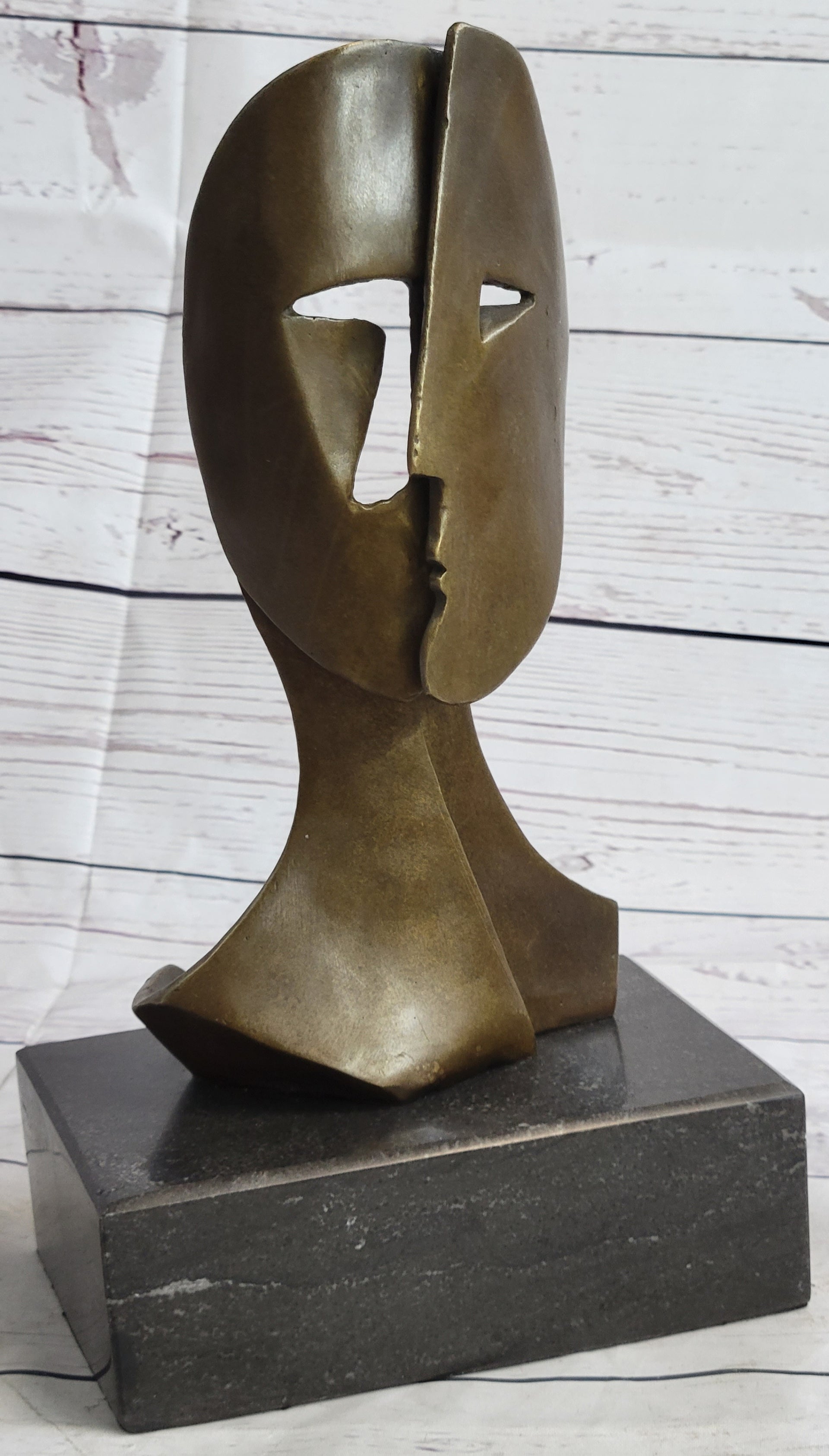 Pablo Picasso Two Faces Mask Modern Art Cubism Statue Sculpture Decor ...