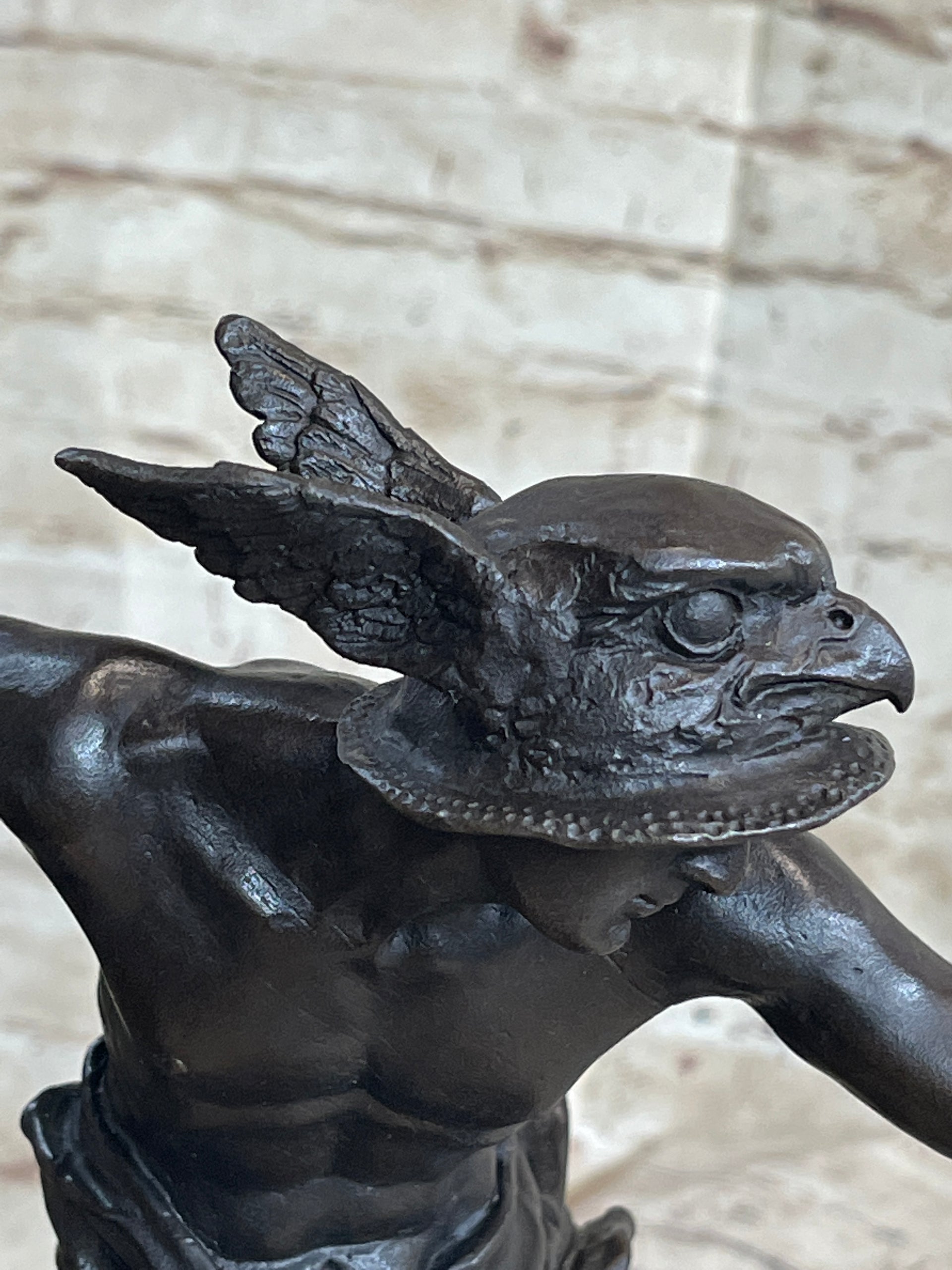 Signed Giambologna Flying Mercury Greek God Messenger Bronze Sculpture ...