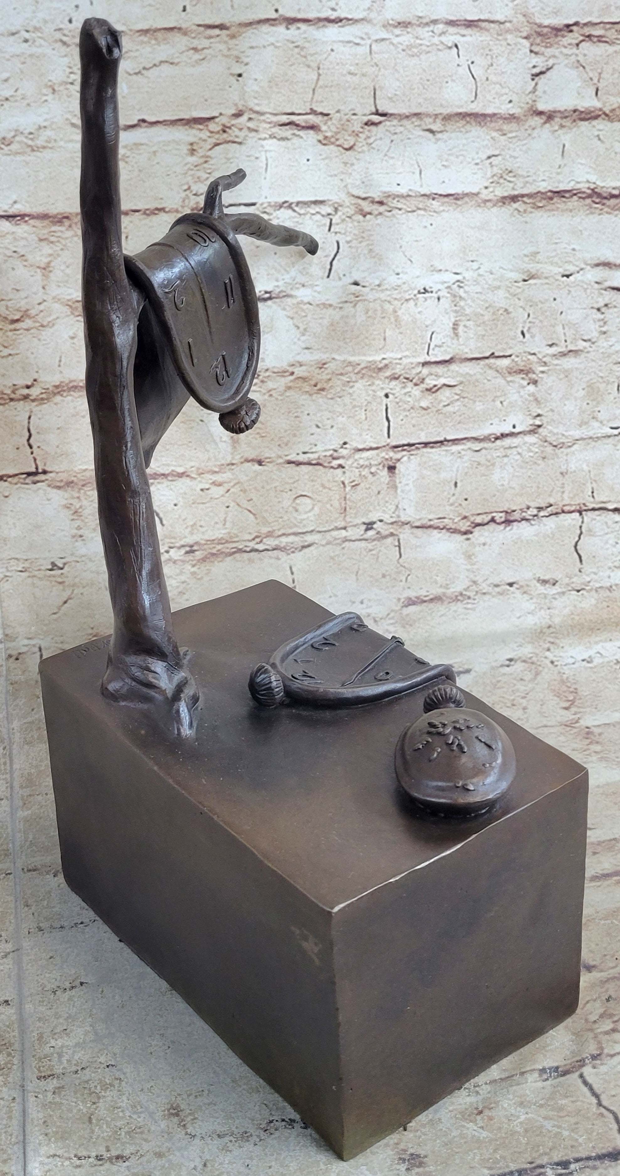 PERSISTENCE OF MEMORY BY SALVADOR DALI BRONZE MODERN ART SCULPTURE ...