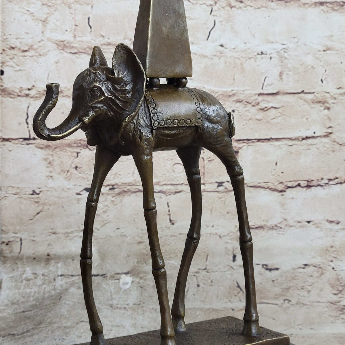 Salvador Dali Space Elephant Bronze Statue Sculpture Figure Surreal Ar ...