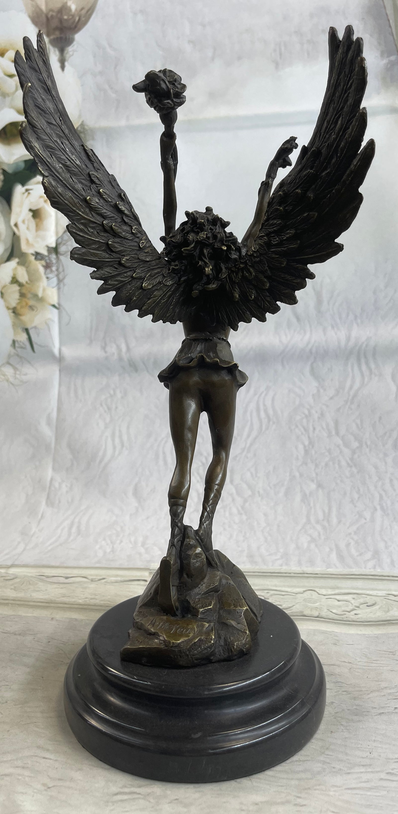 Hand Made Venus Goddess of Love Bronze Sculpture Statue Art Figurine b ...