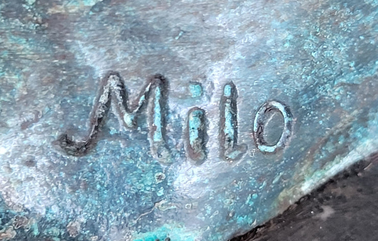 Patina Devil Satyr Diablo Dark Angel Bronze Sculpture by Milo Figurine ...