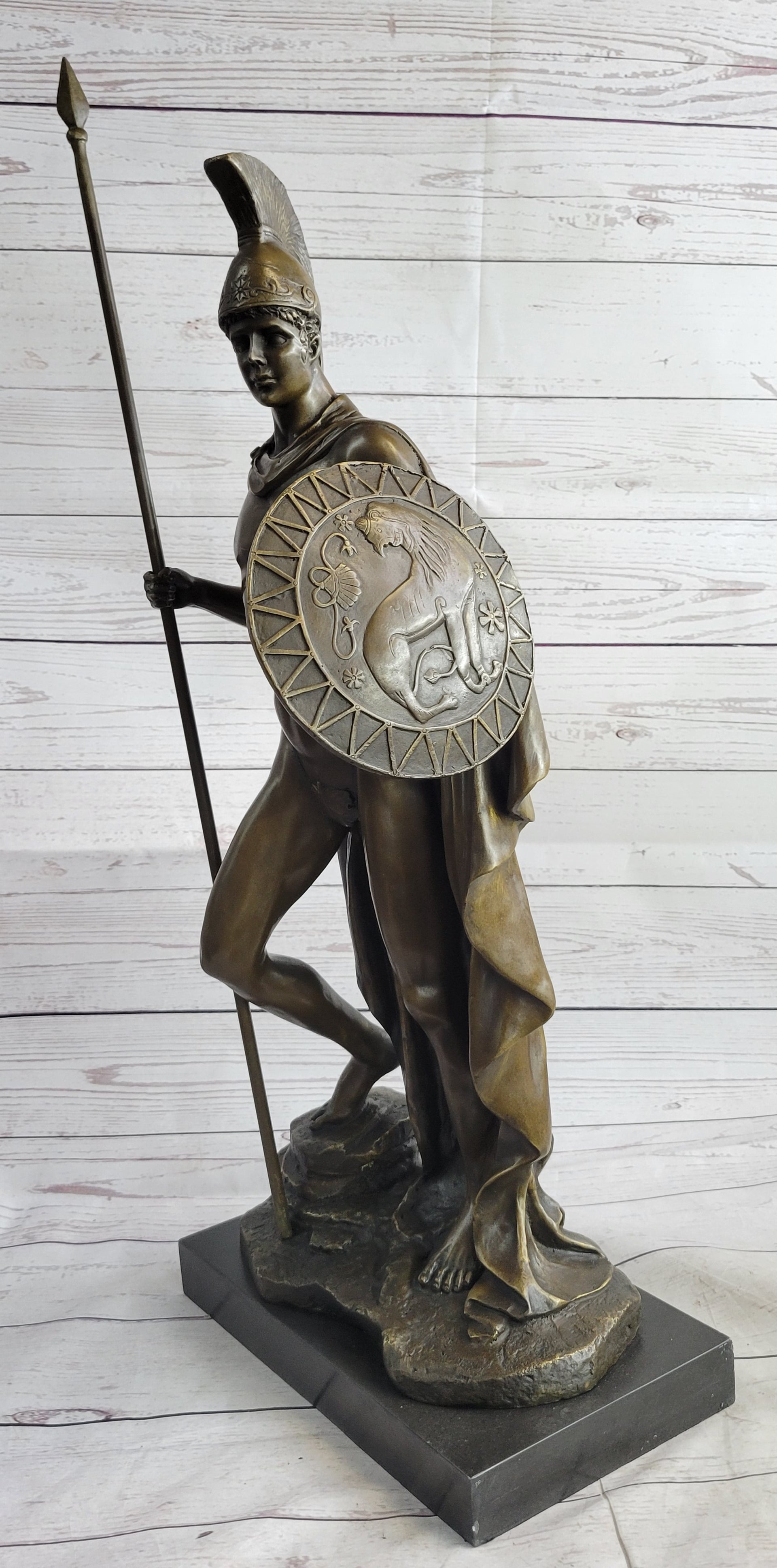 Greek Warrior Hero Achilles Hercules Odysseus Mythology Statue Sculptu ...