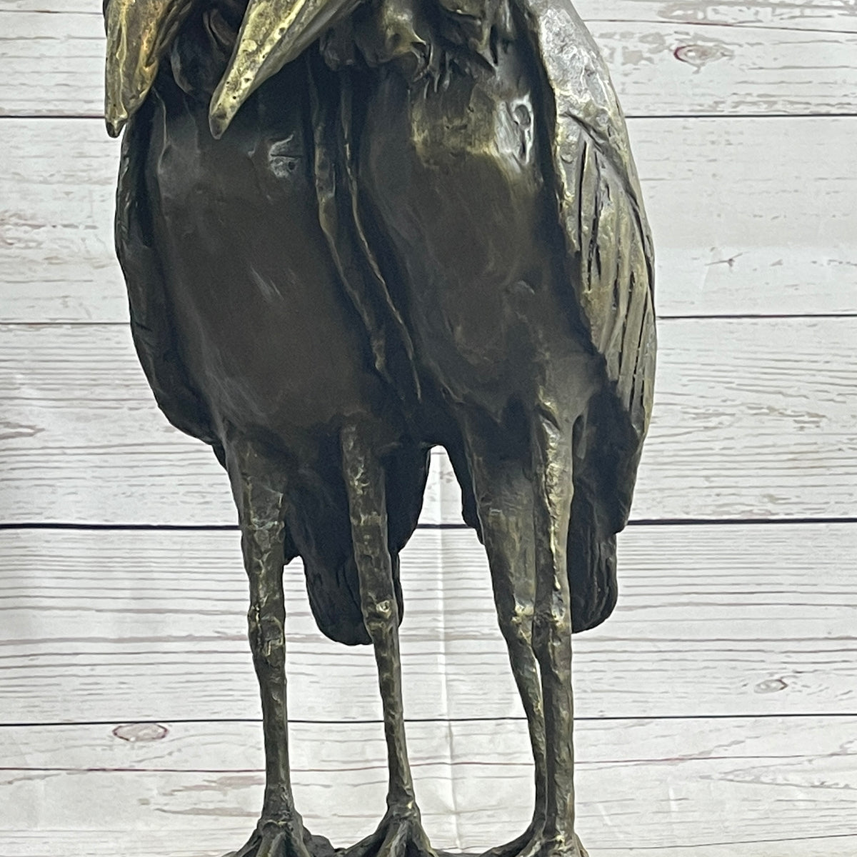 Two Birds Pelicans Storks Vultures Water Fowl Bronze Sculpture Statue ...