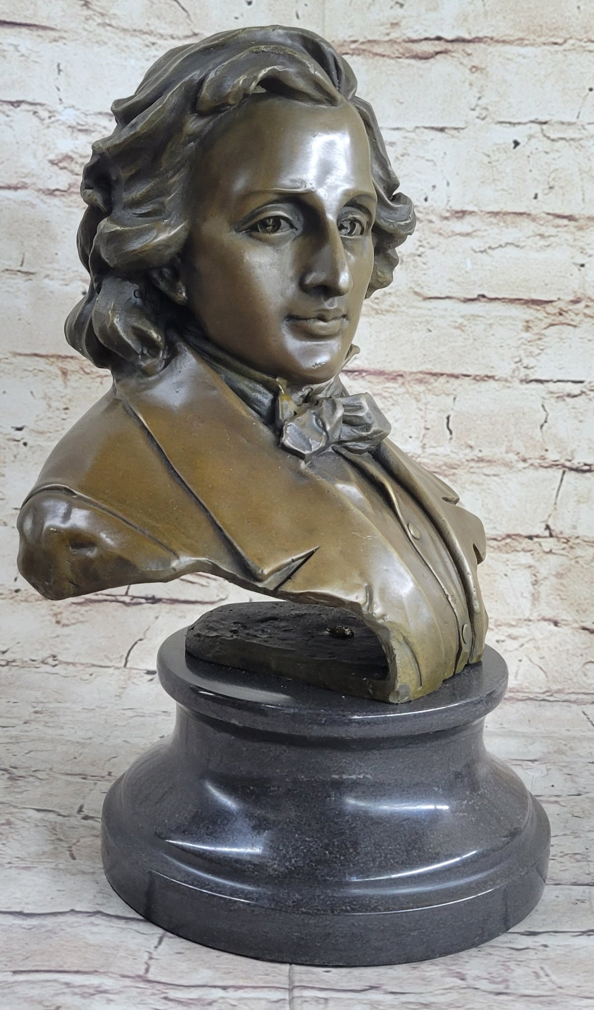 Frederic Chopin Bronze Bust Sculpture Statue Classical Composer Decor ...