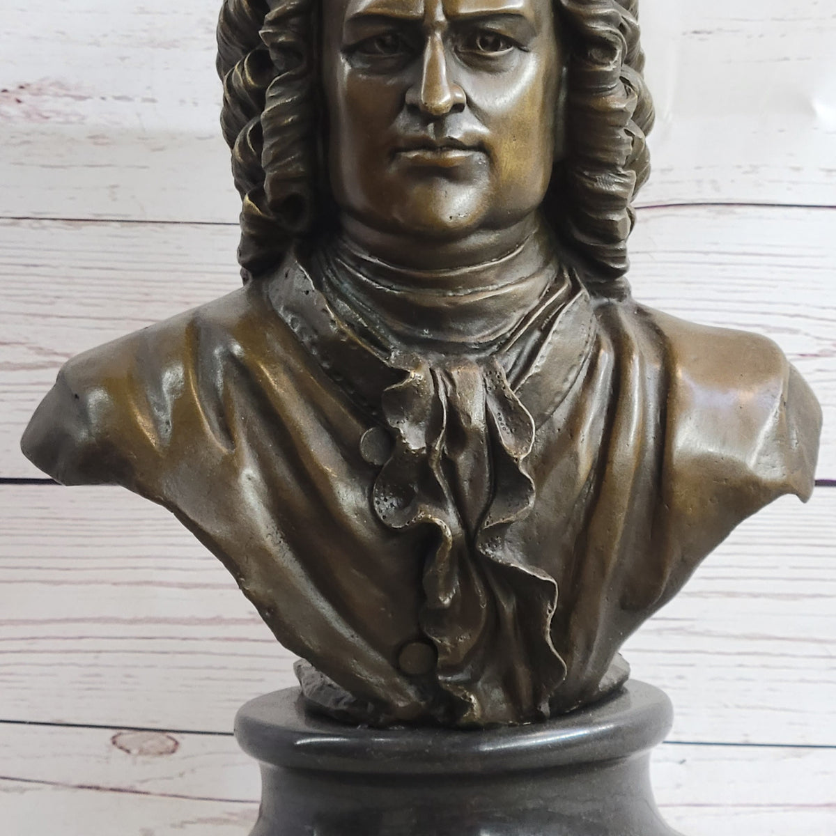 Johann Sebastian Bach Classical Composer Bronze Bust Sculpture Statue ...
